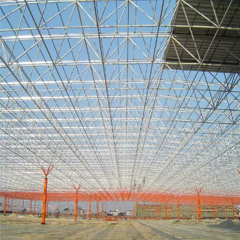 Buy Metal Space Frame Structure Steel Building Prefabricated Steel Roof ...