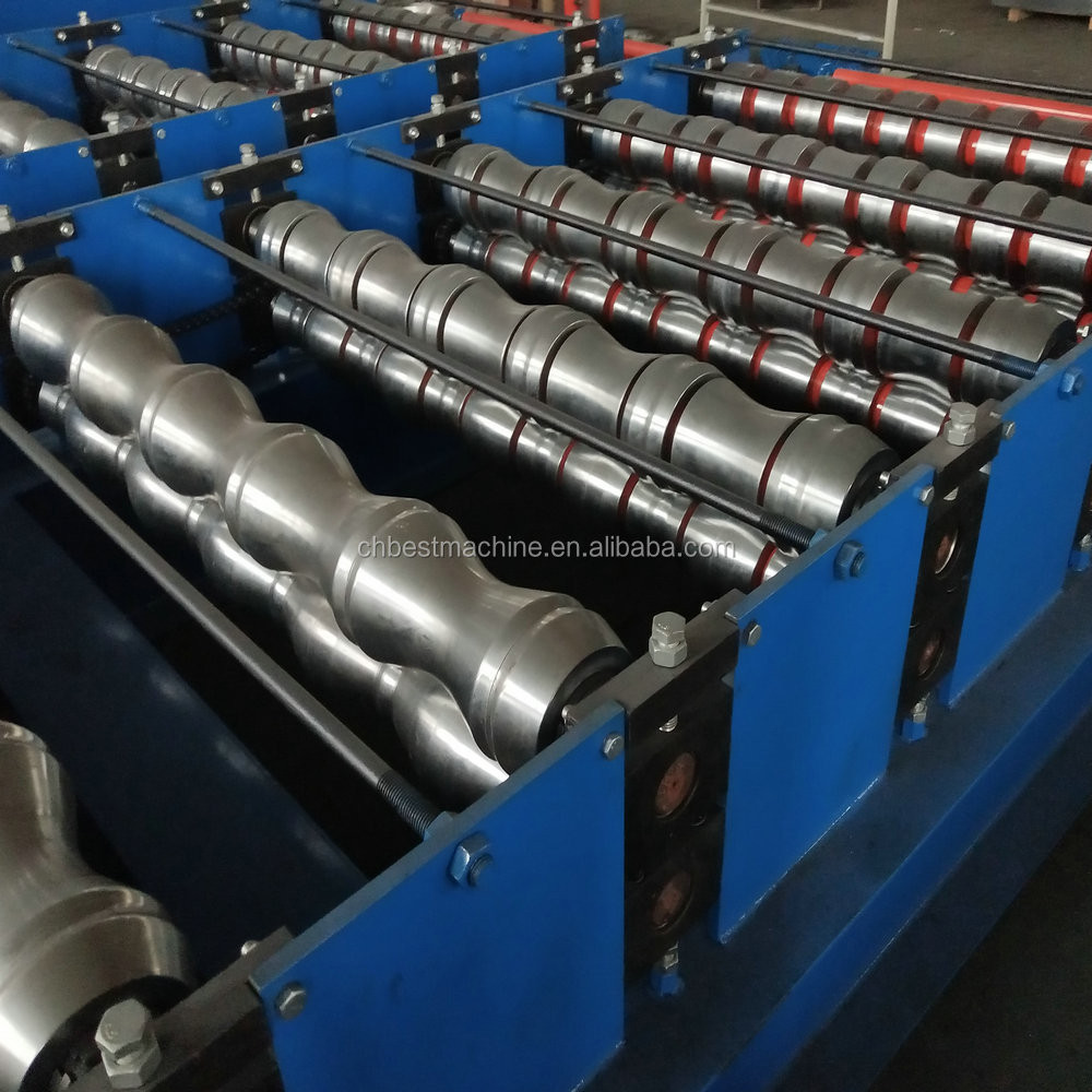 Buy Metal Tiles Steel Profile Roll Forming Machine /steel Profiles ...