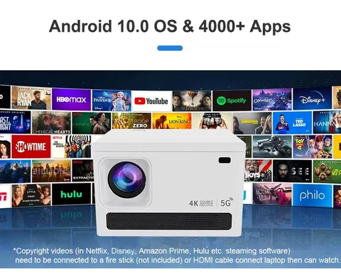 Buy Mini Mobile Projector Home Use Palm Size Remote Projector Android ...