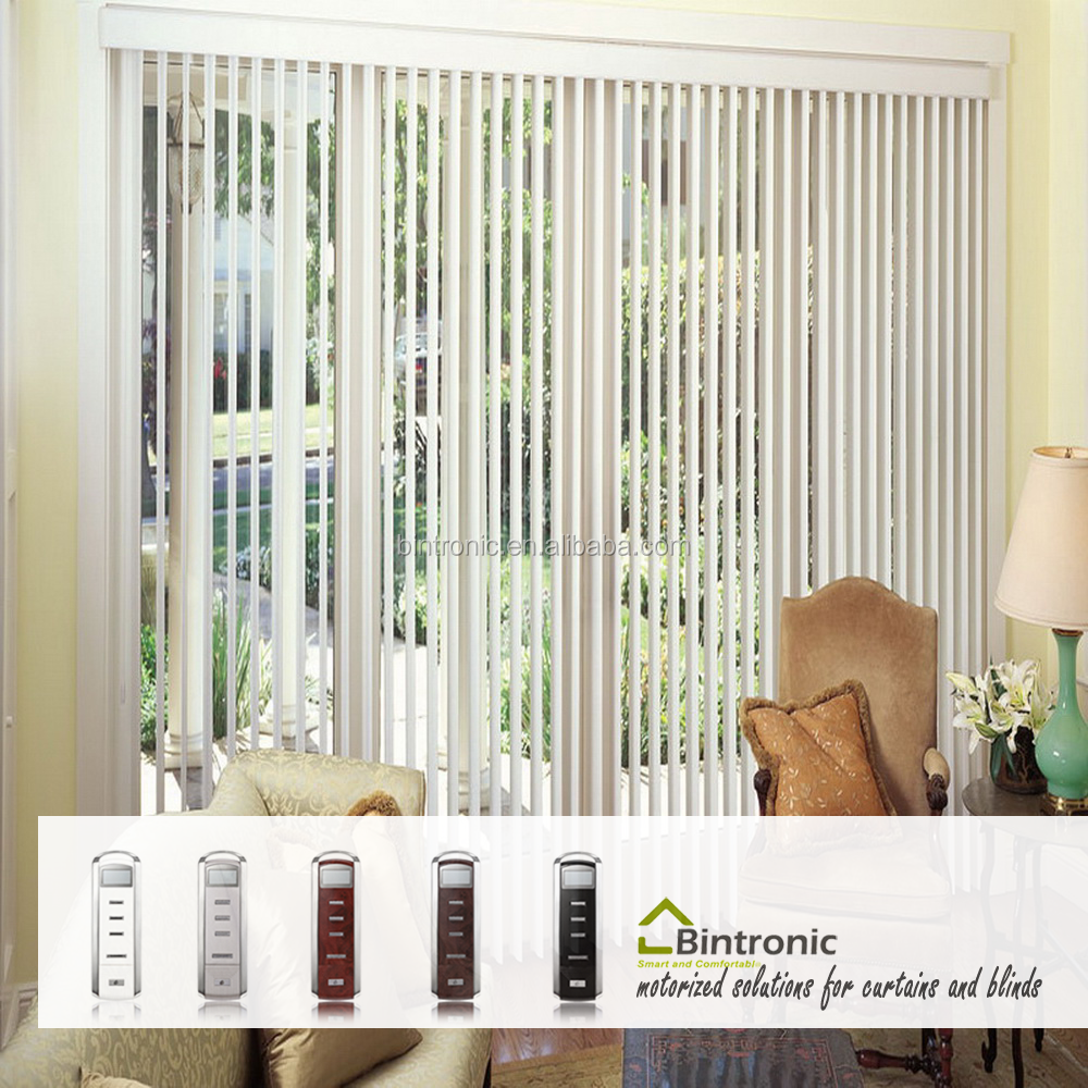 Buy Motorized Smart Motor Sun Shades Vertical Blinds from BINTRONIC ...