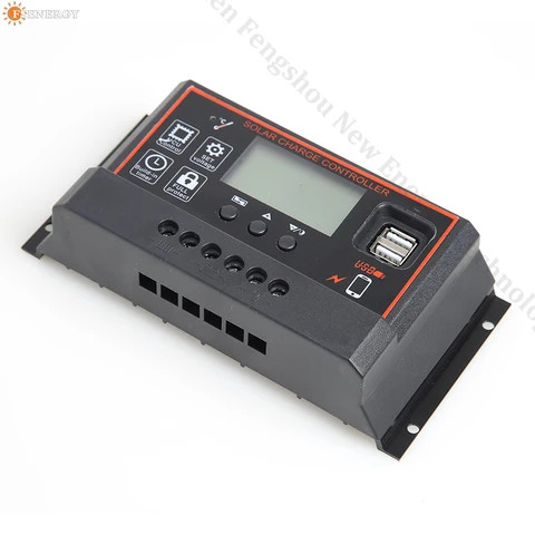 Buy Mppt 10a 20a 30a 50a 60a 12v/24v Solar Panel Charge Controller ...