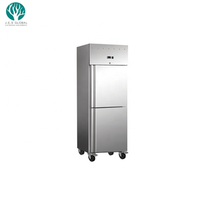 Buy Nevera New Upright Refrigerator And Freezer 2 Doors Stainless Steel ...