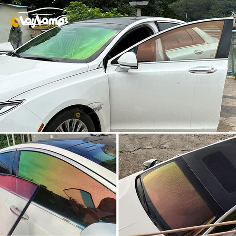 Buy New Arrival Self-adhesive Front Windshield Windscreen Blue Purple ...