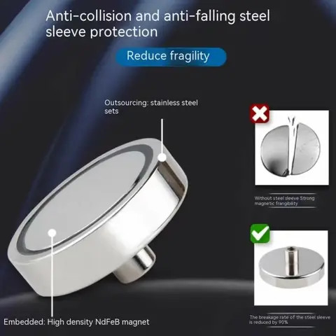 Buy Permanent Magnetic Materials Strong Magnet Ndfeb With Screw Hole ...