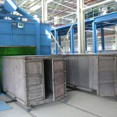 Buy Shliangshi 20ft Container Sandblasting Room 40ft Container Blast ...