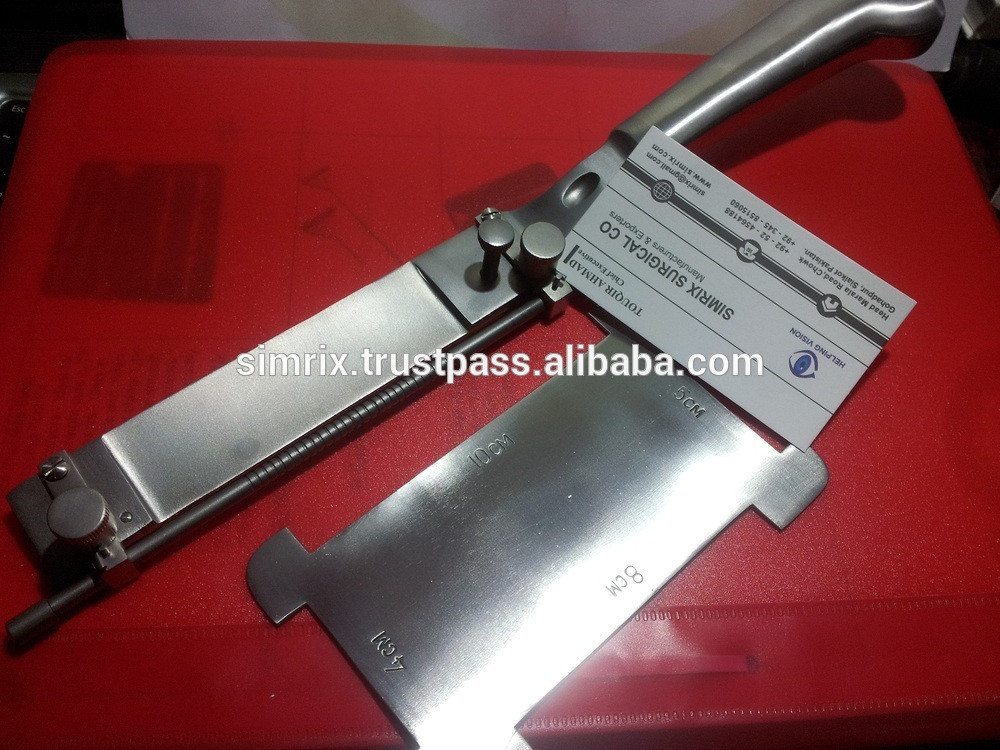 Buy Silver Dermatome / Skin Graft Knife For Usual Razor Blade 4 Cm ...