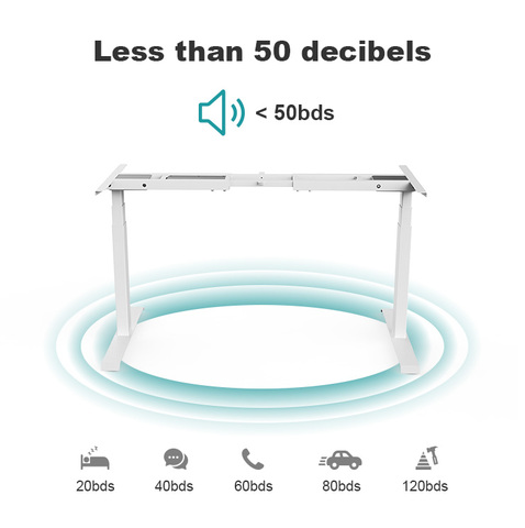 Buy Single Motor Electric Lifting Desk Sit Standing Height Adjustable ...