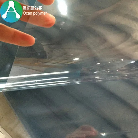 Buy Super Clear Transparent Rigid Pvc Plastic Sheets With Pe Protective ...