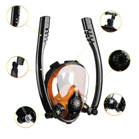 Buy Thaistone Diving Mask Dedepu Deep Sea Scuba Dive Anti Fog For ...