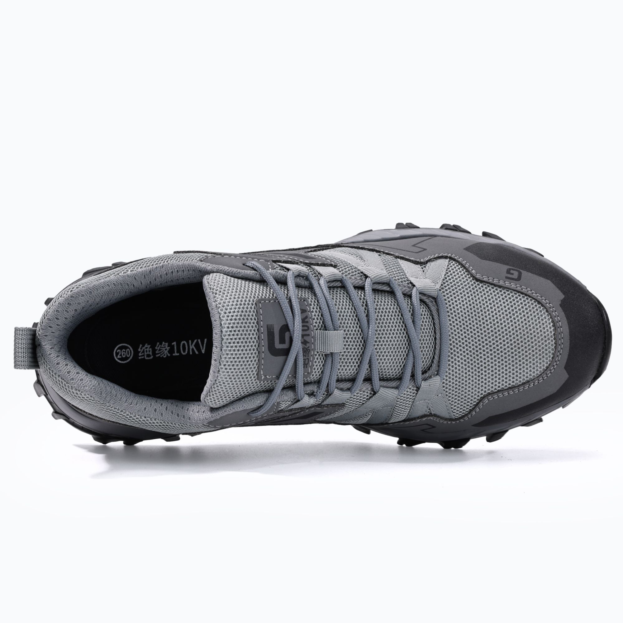 Buy Plastic Toe Safety Shoes Mesh Upper Rubber Outsole Insulation 10kv ...
