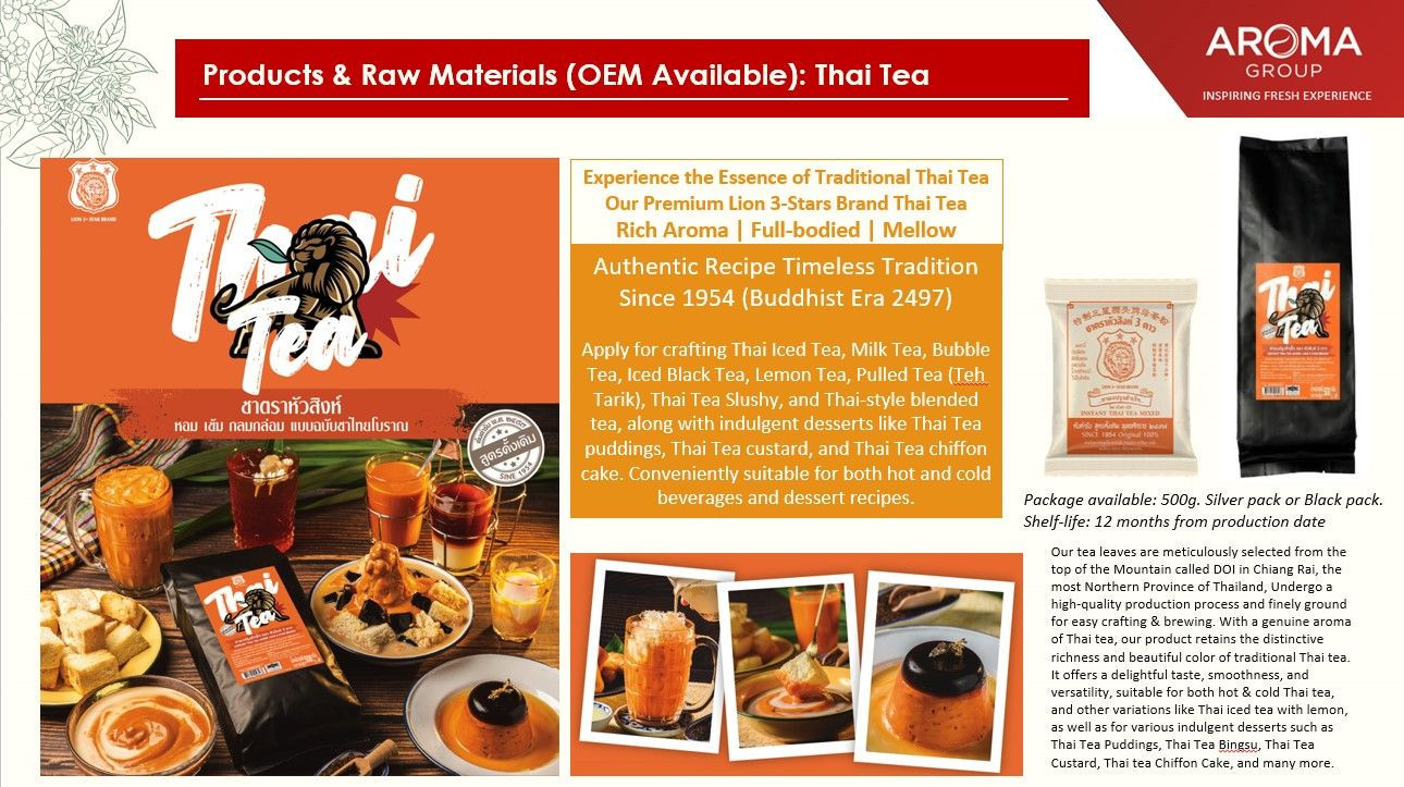 Buy Traditional Thai Tea from K.V.N. Import Export, Thailand ...