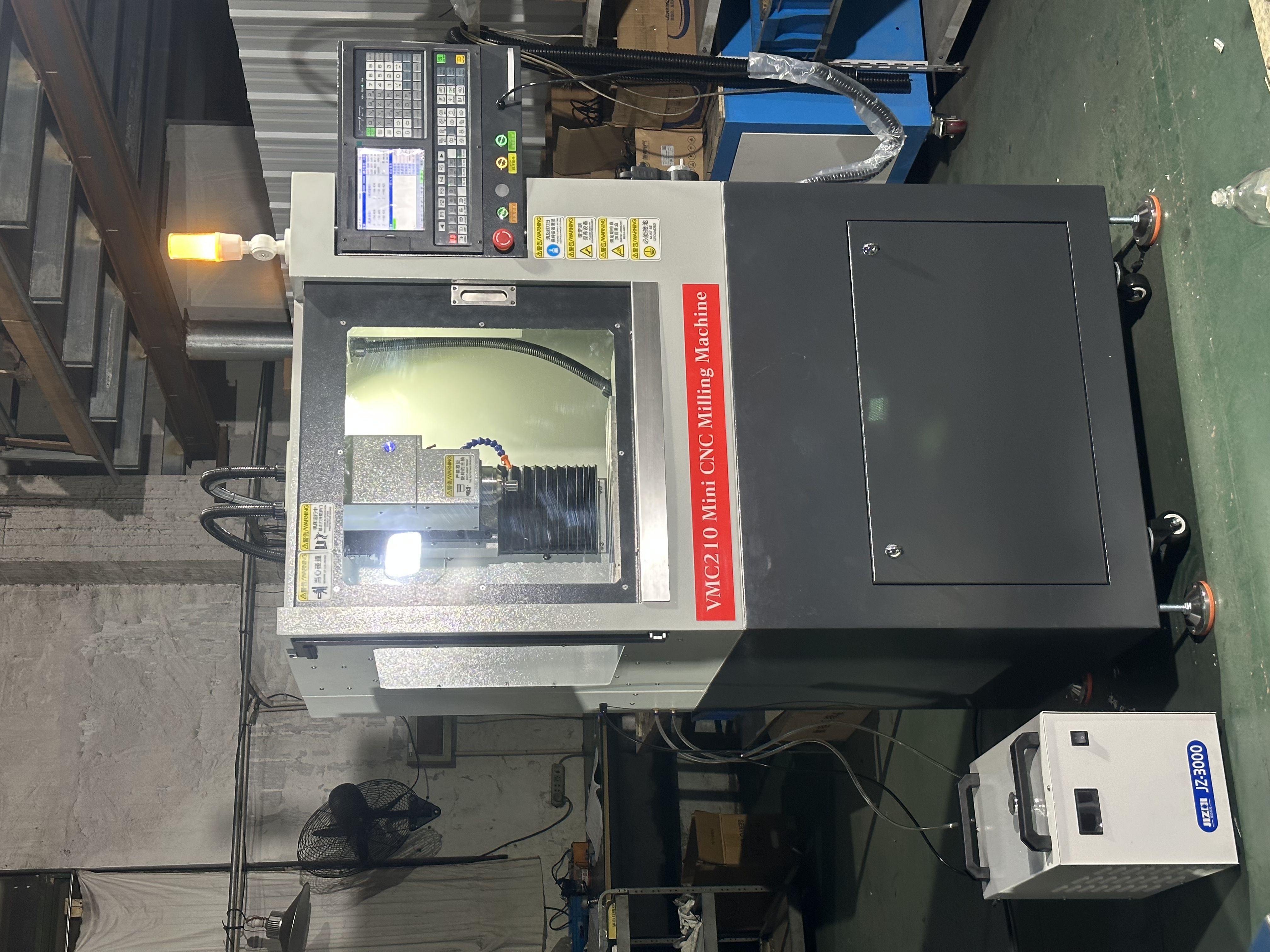 Buy Cnc Milling Machine Vmc210 Factory Aluminum Steel Bt30 Spindle Mini ...