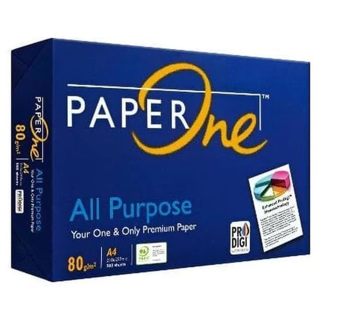Buy High Grade Paper One A4 80 Gsm White Copy Paper from PT Putri ...