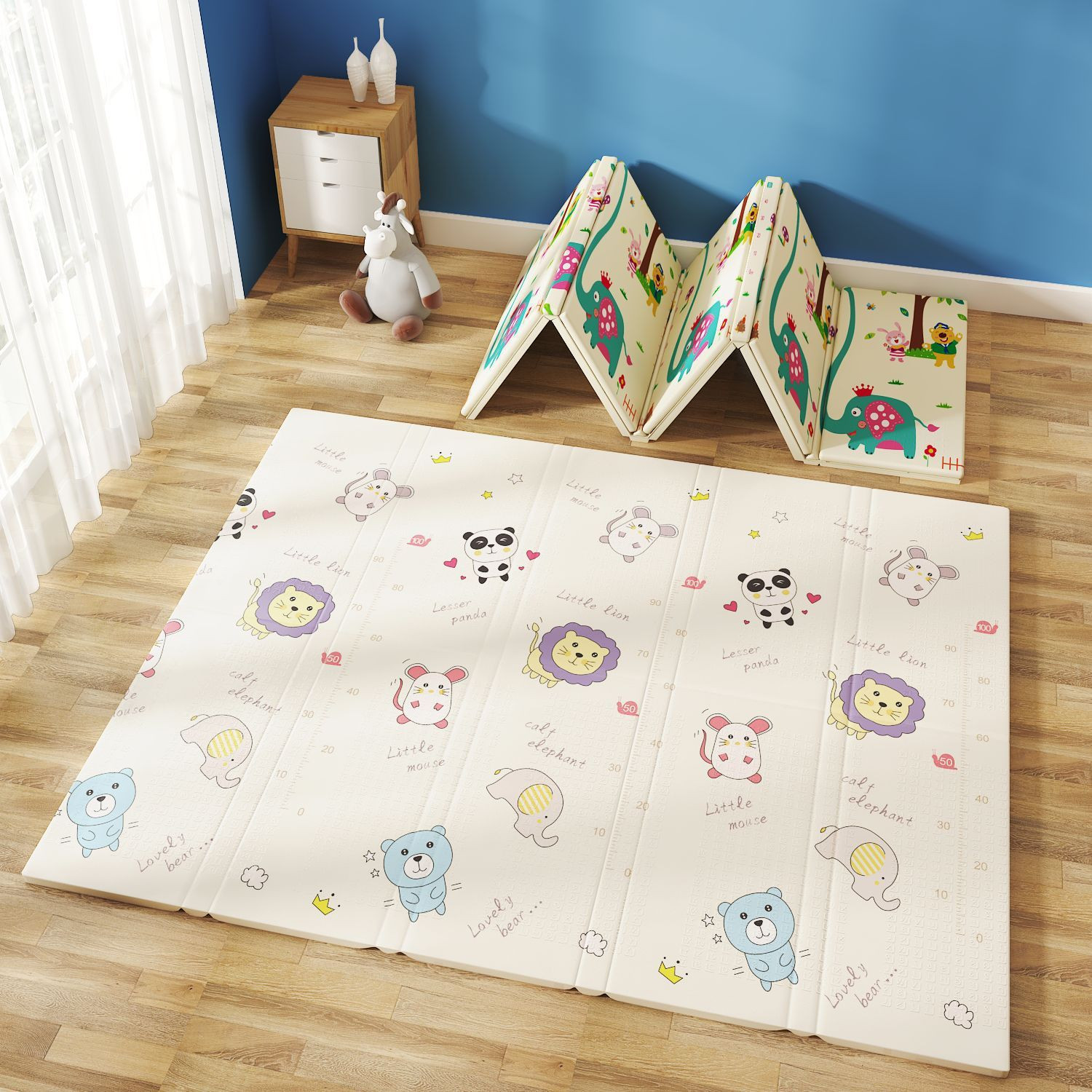 Buy Custom Design Soft Foam Foldable Floor Play Mat Kids Baby Children ...