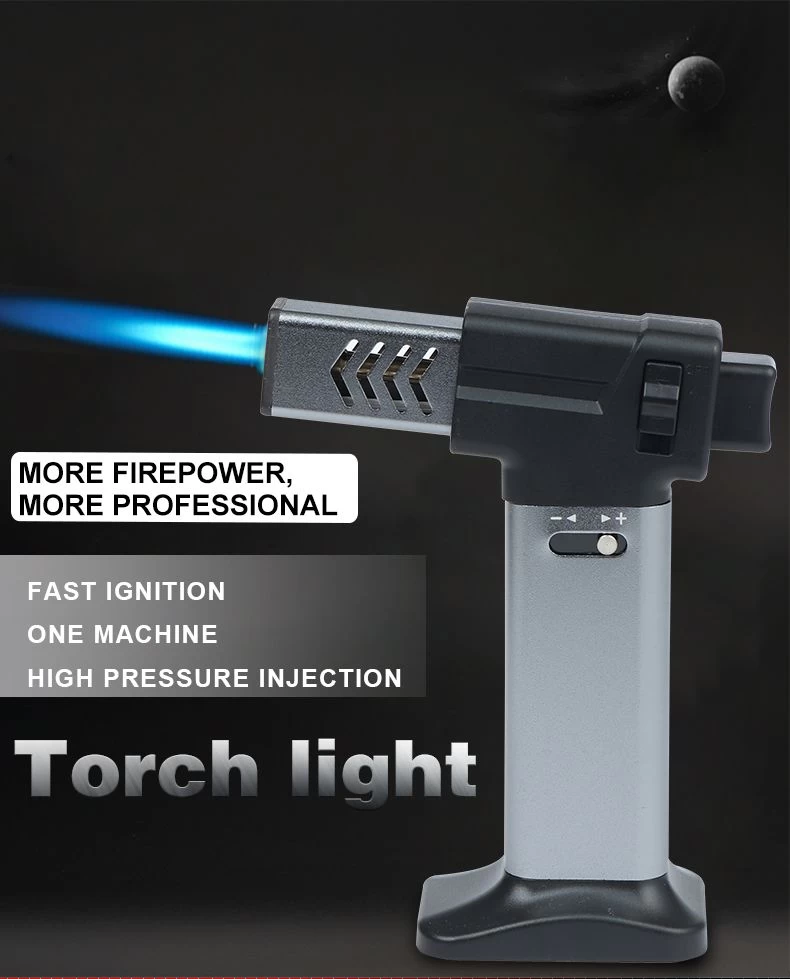 Buy Portable Powerful Jet Flame Butane Gas Refillable Smoking Metal ...