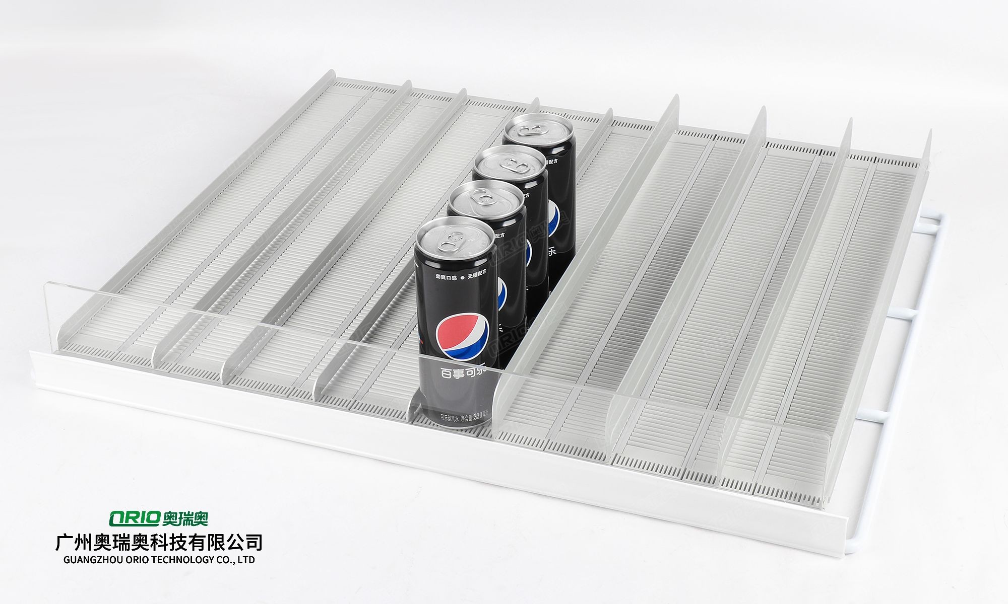 Buy Beverage Shelf Glides For Cooler Good Quality Plastic Gravity Roller Shelf For Display from ...