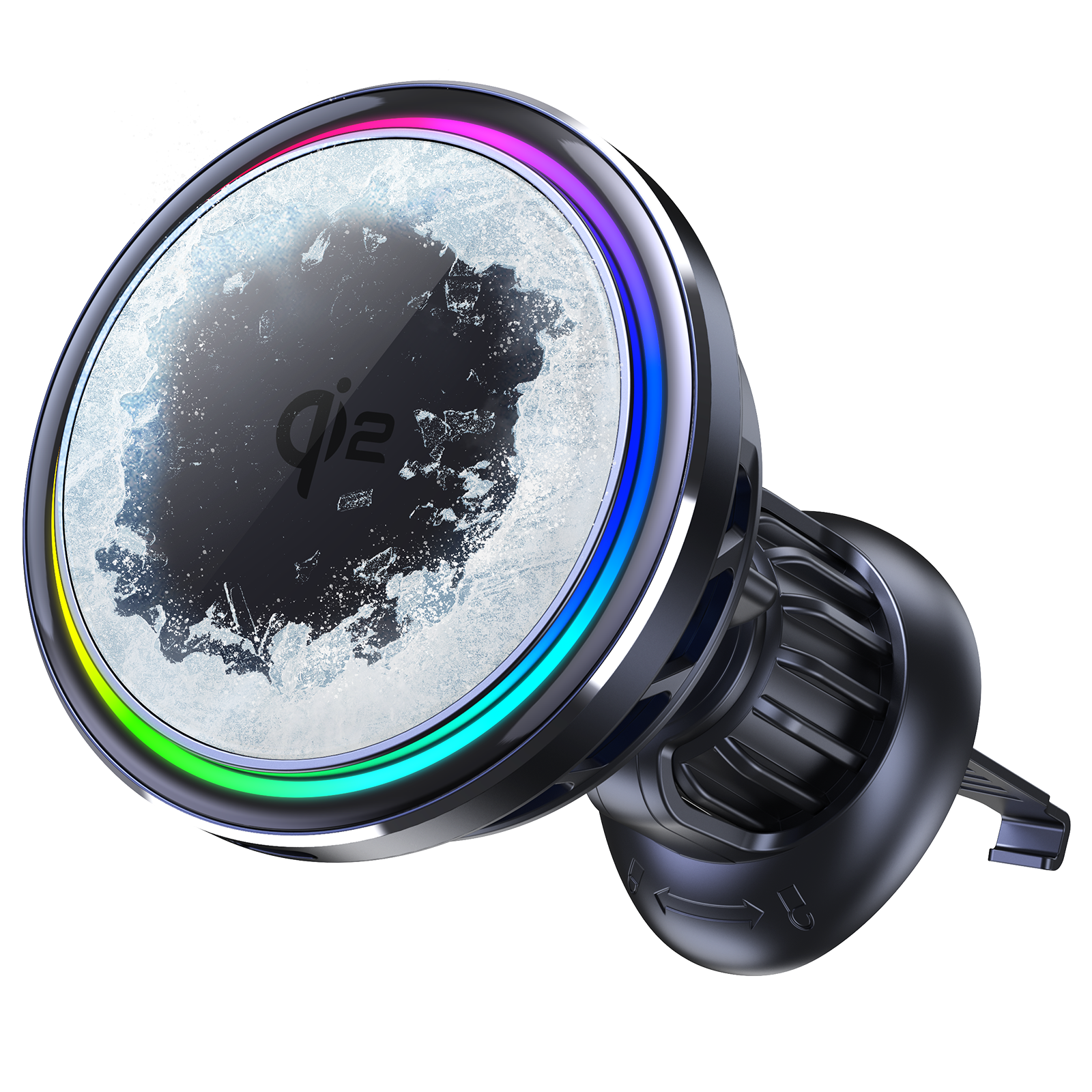 Buy Qi2 15w Ice Cooling Magnetic Wireless Charging Phone Holder Charger ...