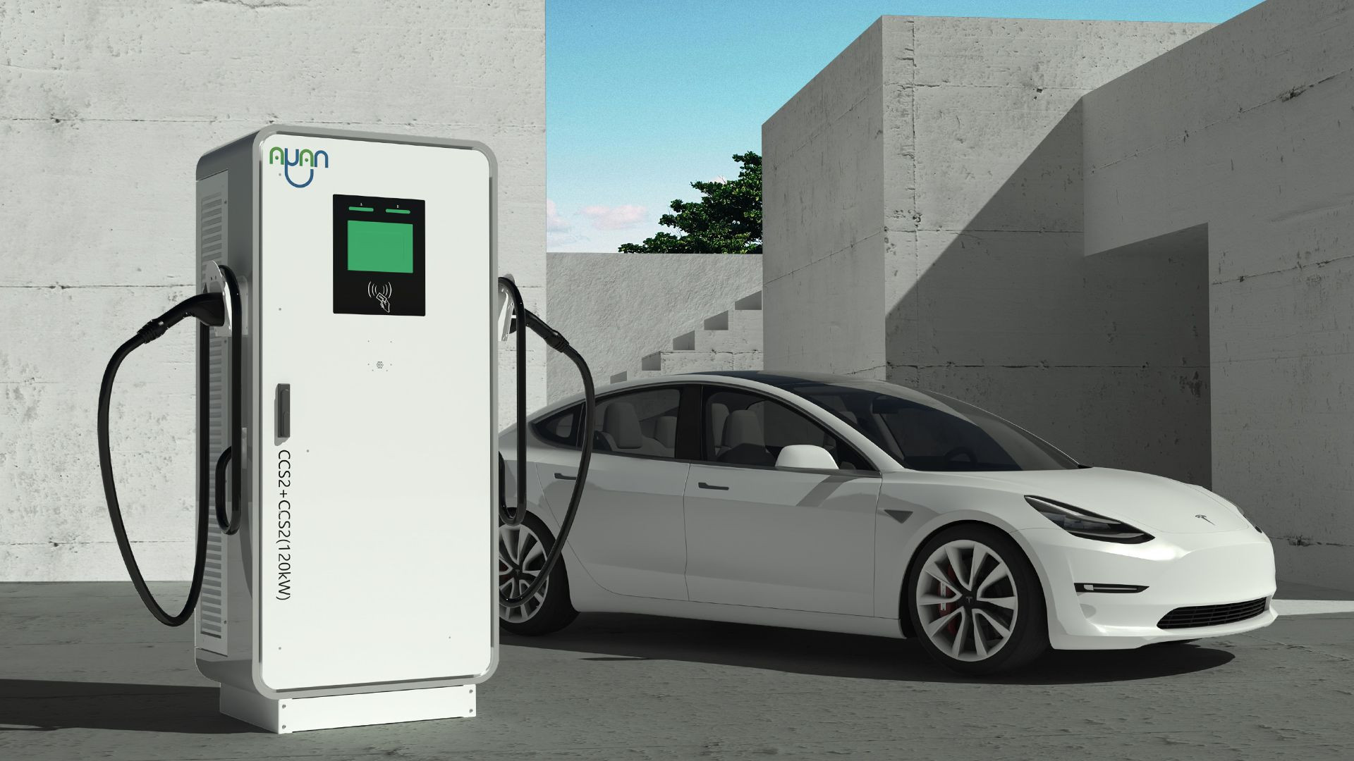 Buy Standalone 120kw Dual Gun Ccs 2 Ev Charger from NAYA (HUIZHOU ...