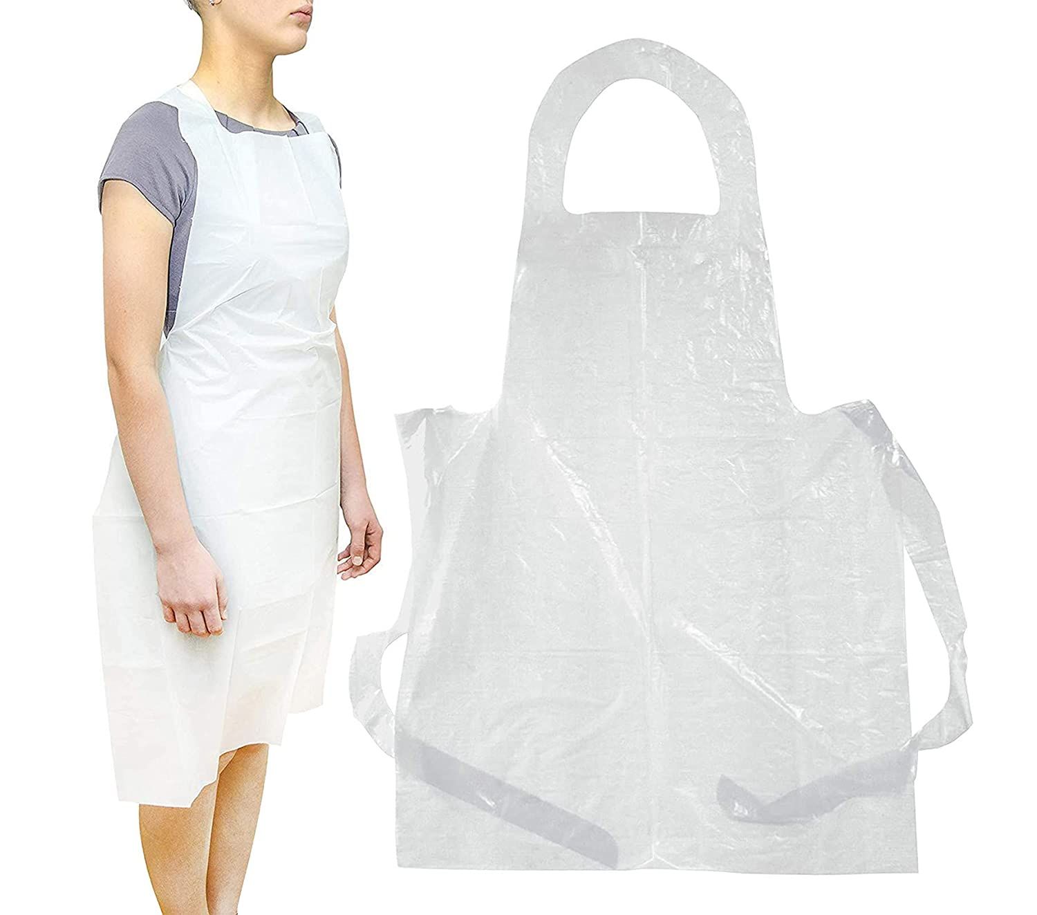 Buy Cpe Gown Apron Plastic Gown from Hubei Yutian Protective Products ...