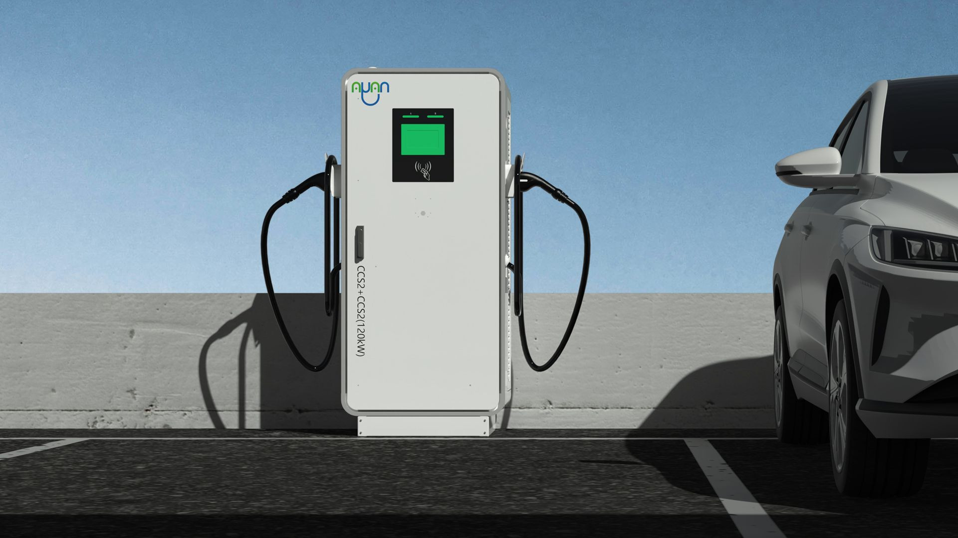 Buy Standalone 120kw Dual Gun Ccs 2 Ev Charger from NAYA (HUIZHOU ...
