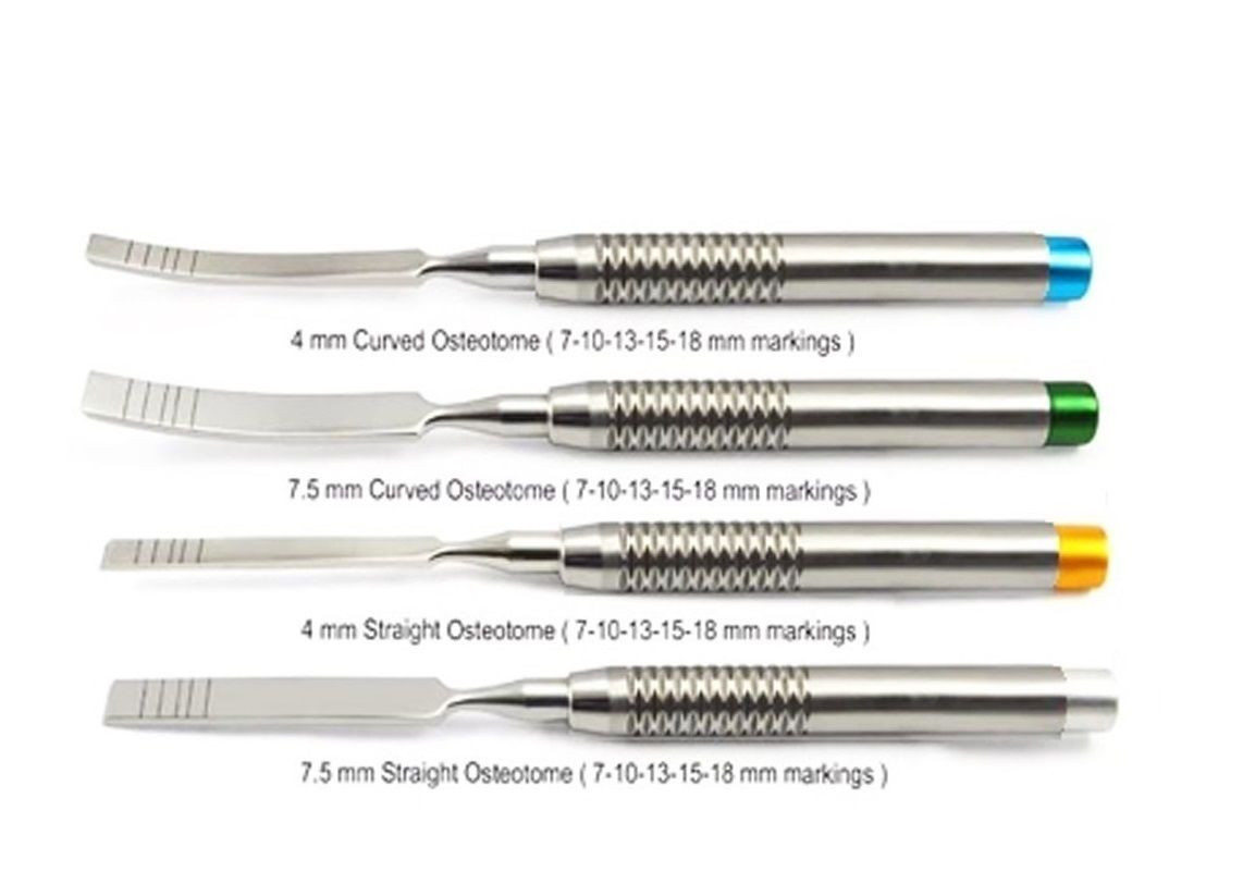 Buy Dental Curved Shape Implant Spread Chisel Set from Nanjing Al-Heera ...