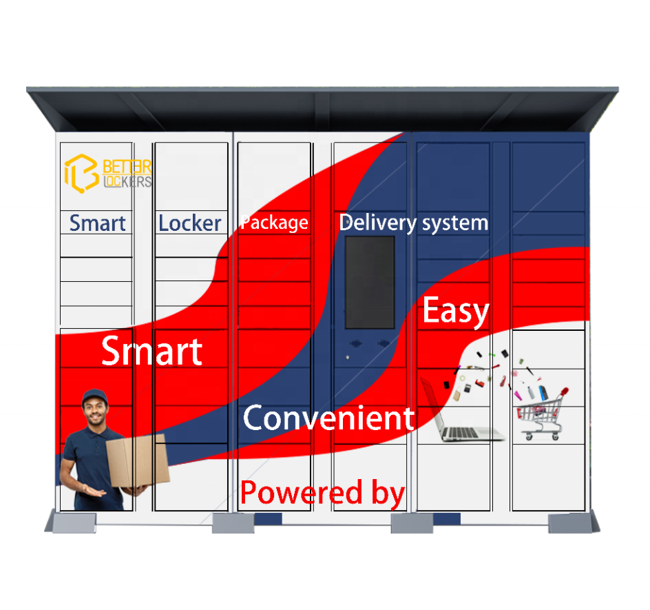 Buy Steel Package Storage Lockers Intelligent Express Locker Cabinet ...