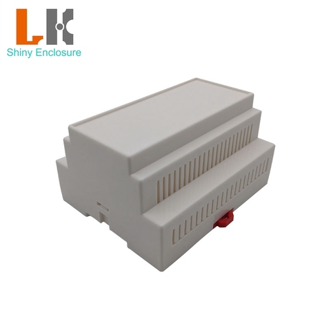 Buy 107*88*59mm Plastic Din Rail Project Box Electronics Enclosure With ...