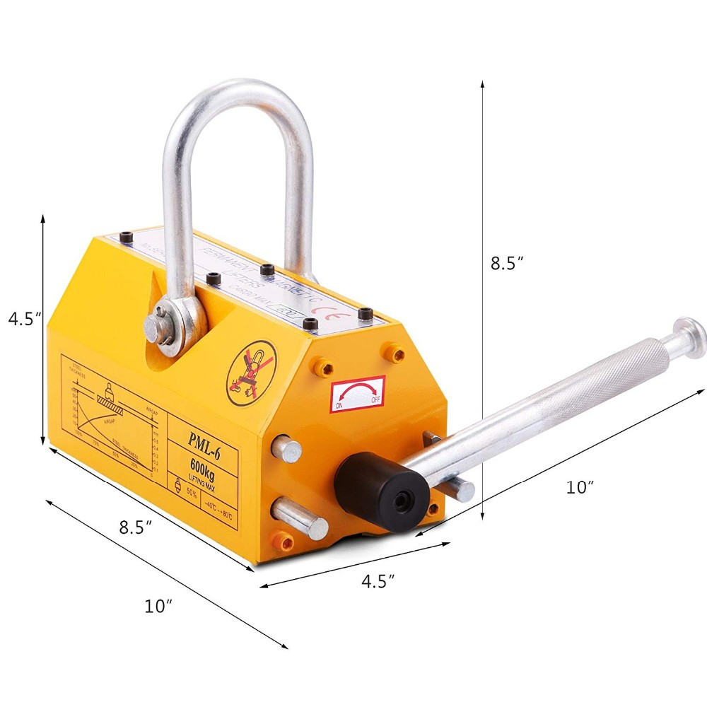 Buy 2000kg Permanent Metal Lifting Magnet Magnetic Crane For Steel ...