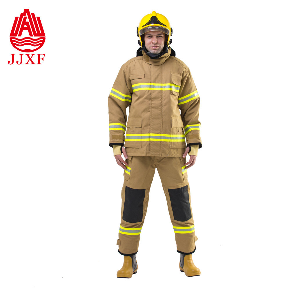 Buy 4 Layers Aramid Fiber Firefighter Suits Fire Proof Aramid Clothing ...