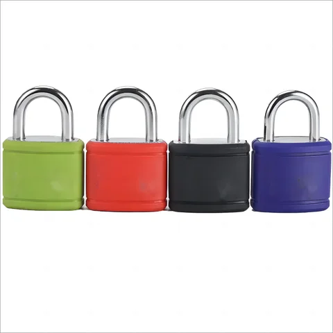 Buy 40mm Plastic Iron Red Safety Lockout Padlock Master Key Padlock ...