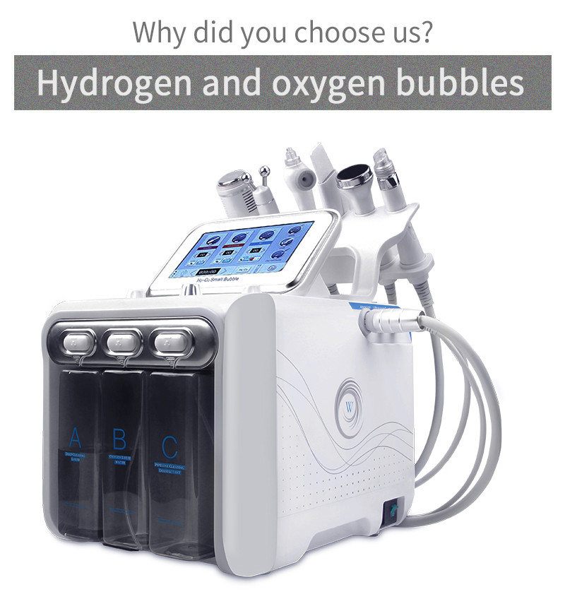 Buy 6 In1mini Bubble H2o2 Hydra Aqua Machine Oxygen Jet Facial Deep ...