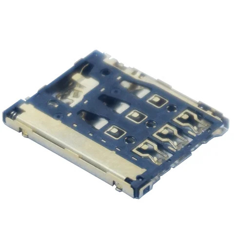 Buy 6 Pin Push Push Smd Type 1.25h Nano Sim Card Socket Connector from ...