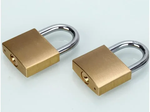 Buy 60mm Rectangular Solid Brass Padlock Warehouse Lock Making Machine ...