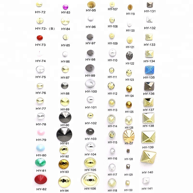 Buy Abs Plastic Decorative Rivets Wholesale Multicolor Variety Of Multi ...