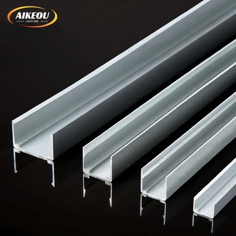 Buy Aluminum Track Channel Mounting Bracket Led Neon Rope Lights Clips ...