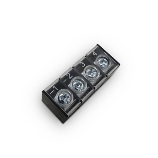Buy Brass Screw Fence Type Terminal Block With Cover Power Supply 2-24 ...