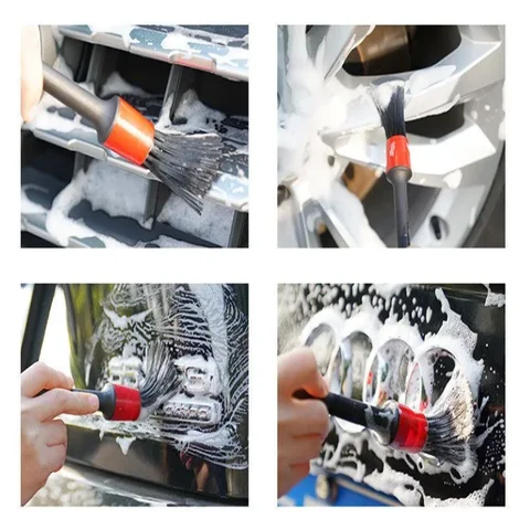 Buy Car Detail Brush Set 5-piece Set Crevice Brush Cleaning Brush For ...