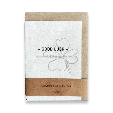 Buy Customized Printing Message Lucky Greeting Card Blessing Good Luck ...