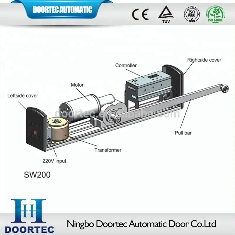 Buy Doortec Adjustment Automatic Swing Door Opener With Sensor 55w ...