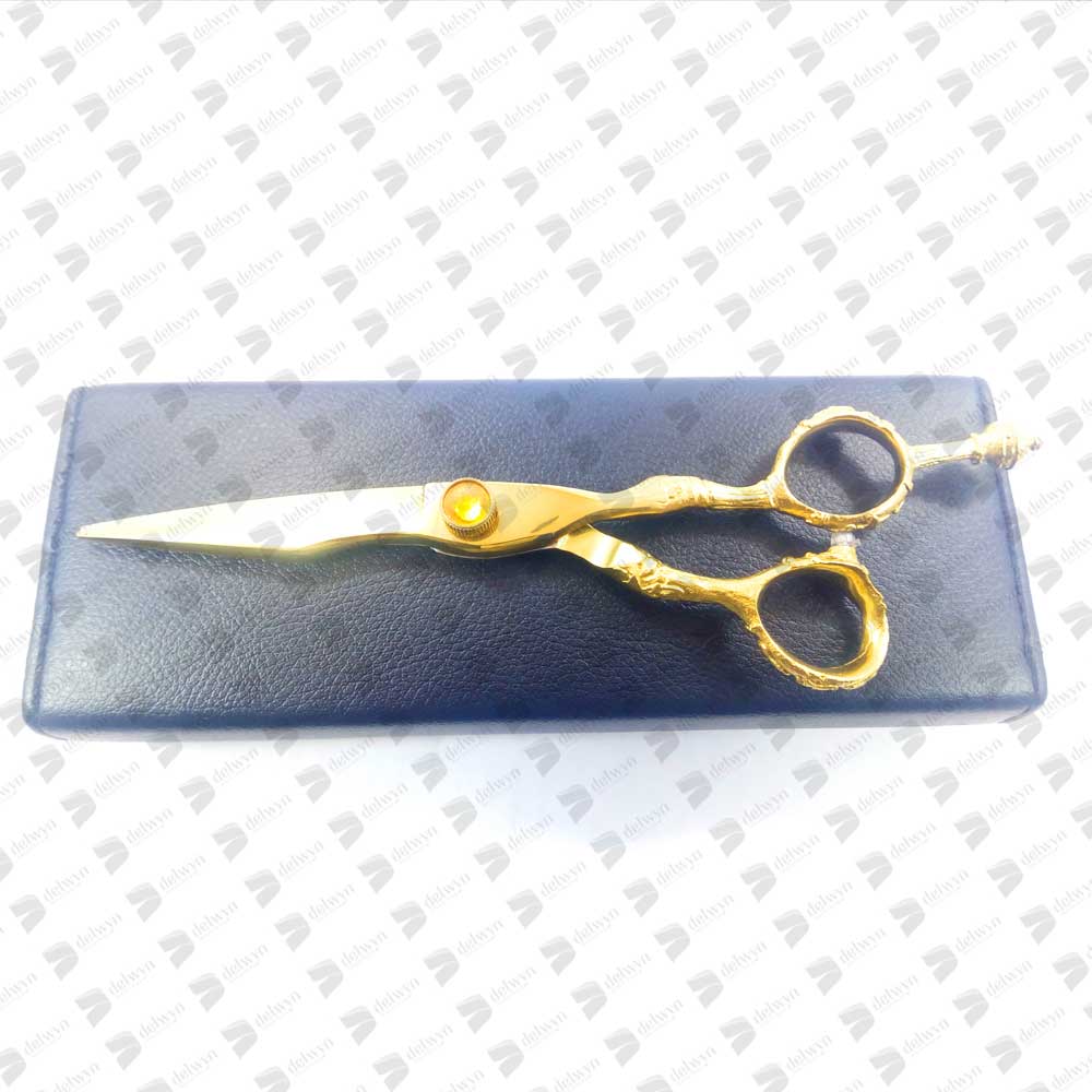 Buy Dragon Handle Hair Scissors /fancy Barber Scissors/titanium Coated ...