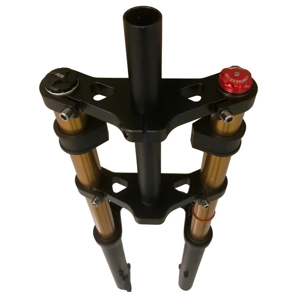 Buy Dual Crowns Fat Bike Fork 20" With Air Suspension + Hydraulic ...