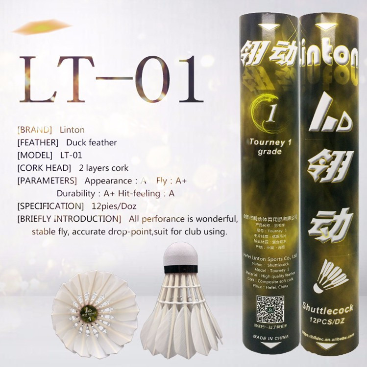 Buy Duck Feather Badminton Shuttlecock From China from Hefei Linton ...