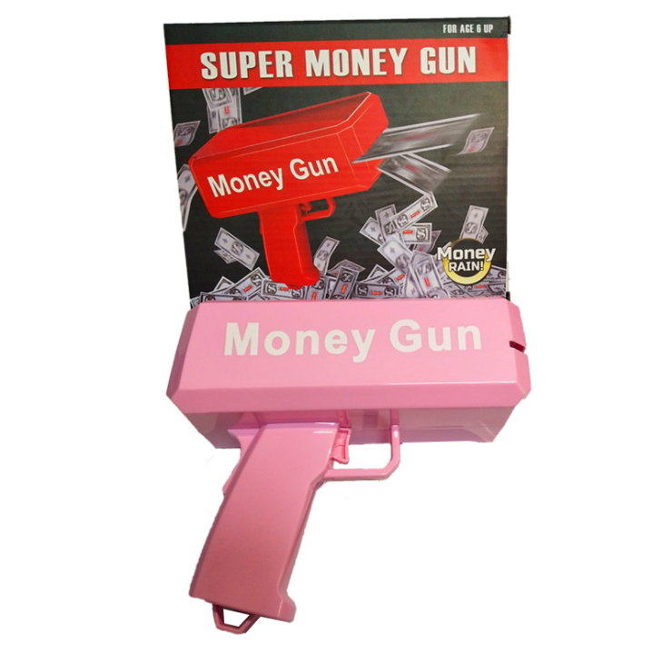 Buy Electric Burst Money Spray Gun Toy Gun Creative Decompression ...