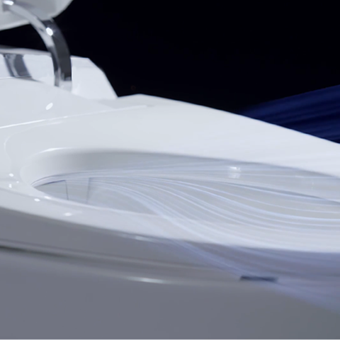 Buy European Standards S-trap Ceramic Bathroom Smart Intelligent Toilet ...