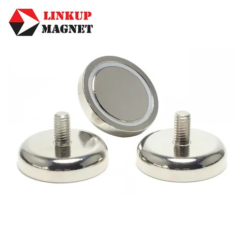 Buy External Thread Neodymium Pot Magnet With 1/4" X 20 Thread from ...