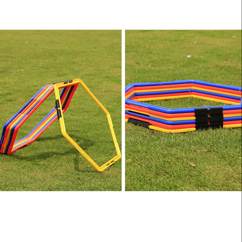 Buy Football Training Use Hexagonal Agility Rings Football Rings from ...