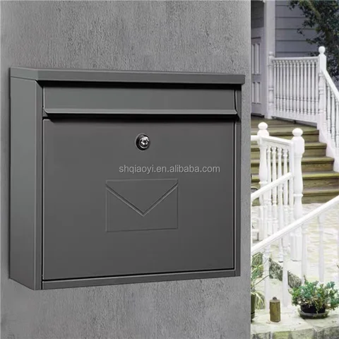 Buy Galvanized Steel Box Parcel Delivery Box Drop Box With Handle ...