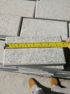 Buy Gray Granite Chamfer Edge Flamed Paving Stone from Xiamen ...
