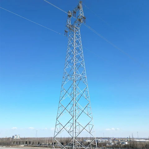 Buy High Quality 10kv To 750kv Lattice Steel Pipe Tower Electric Power ...