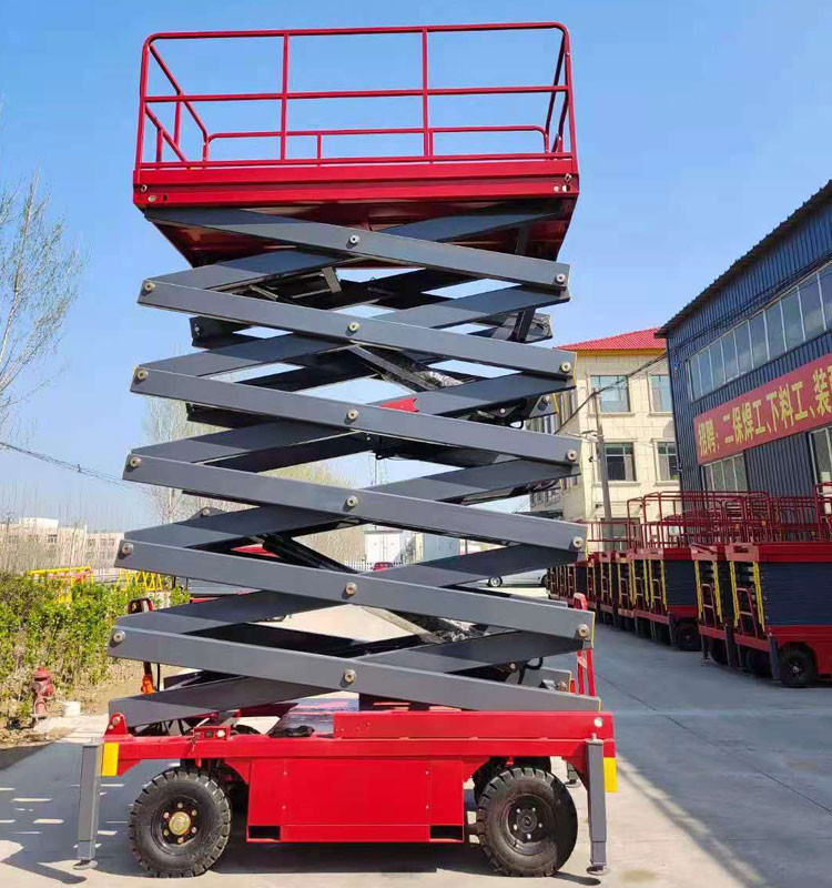 Buy High Quality Self Propelled Small Mini Electric Lift Tables Scissor ...